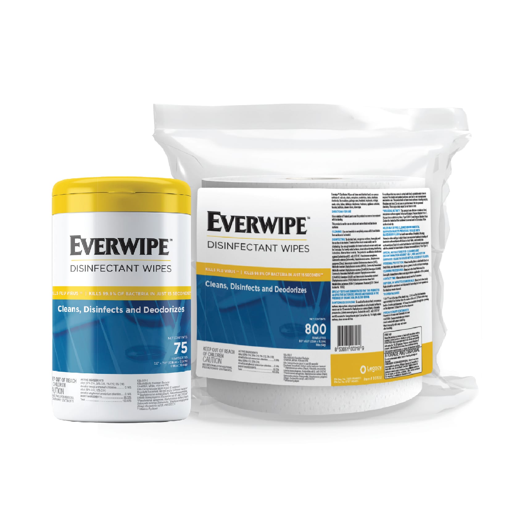 Everwipe Disinfectant Wipes Bag - LILOclean